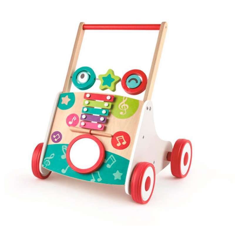 Musical walker ecological wood Hape | Algateckids.com